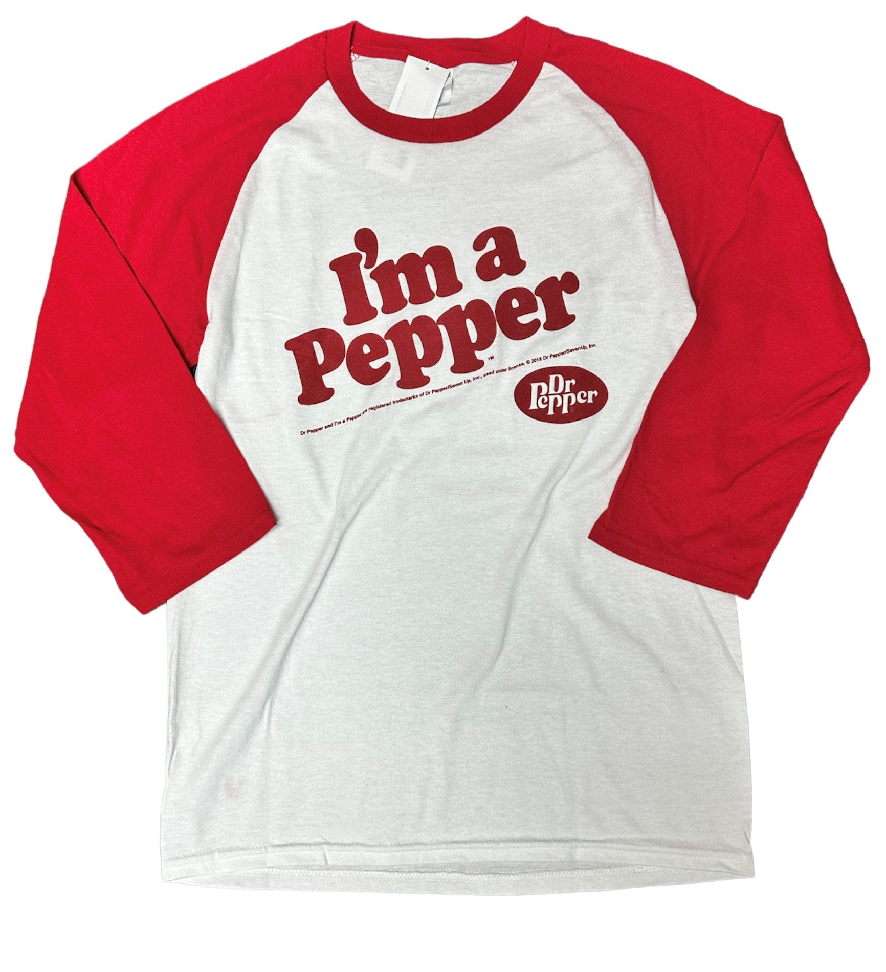 I'm a Pepper Logo Dr Pepper Baseball Shirt | Dr Pepper Museum Gift Shop
