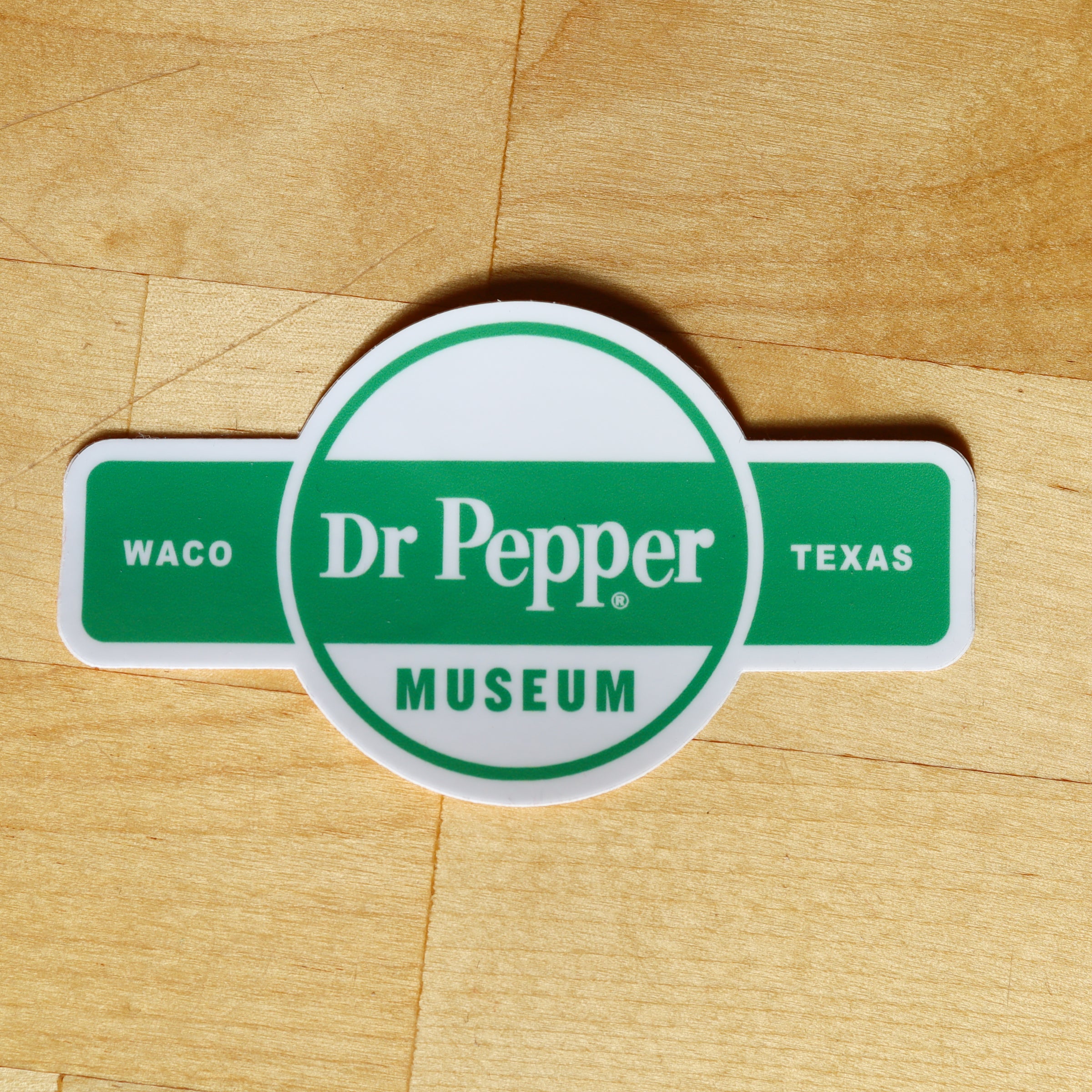 Dr Pepper Museum Logo Sticker | Dr Pepper Museum Gift Shop