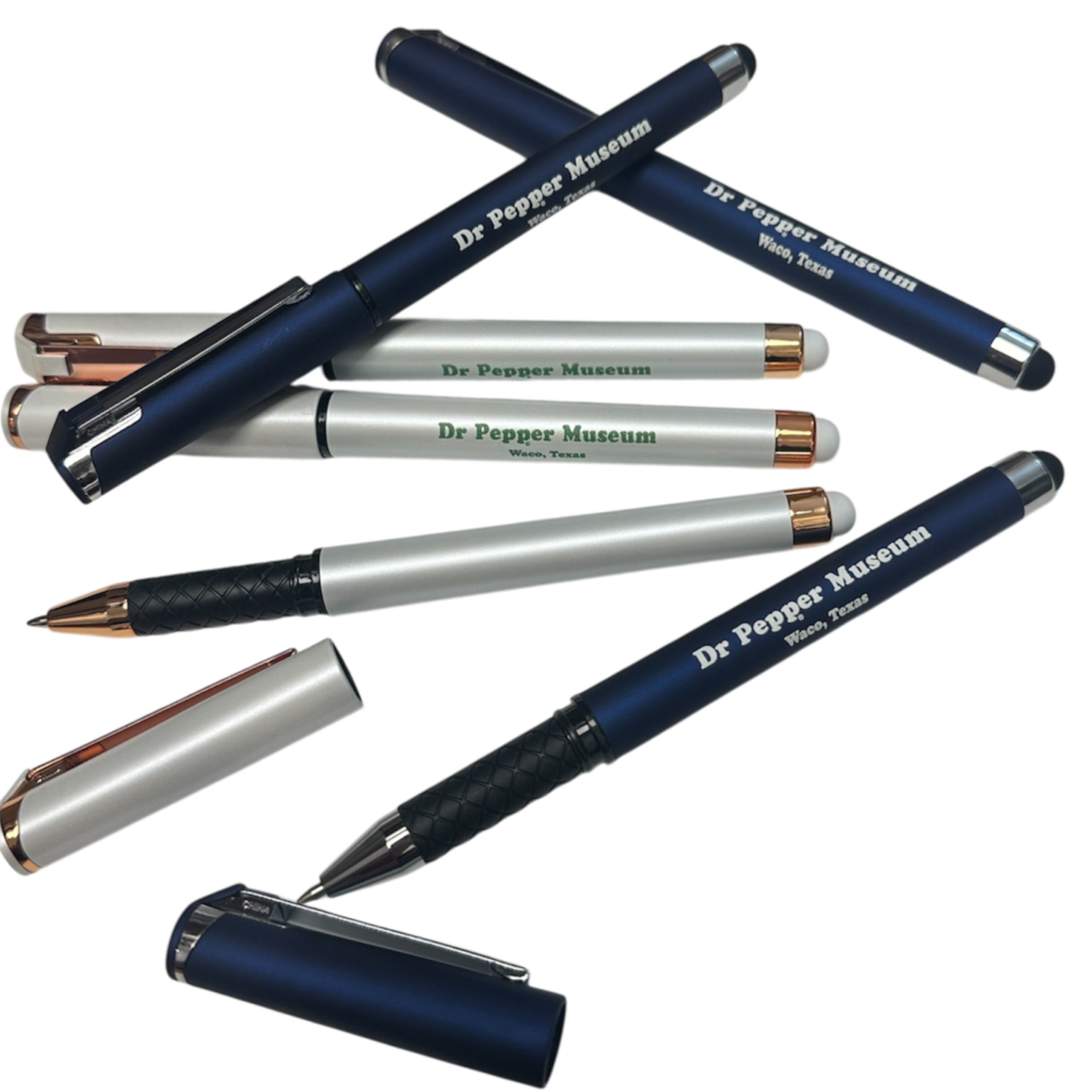 Dr Pepper Museum Gel Pen with Stylus | Dr Pepper Museum Gift Shop