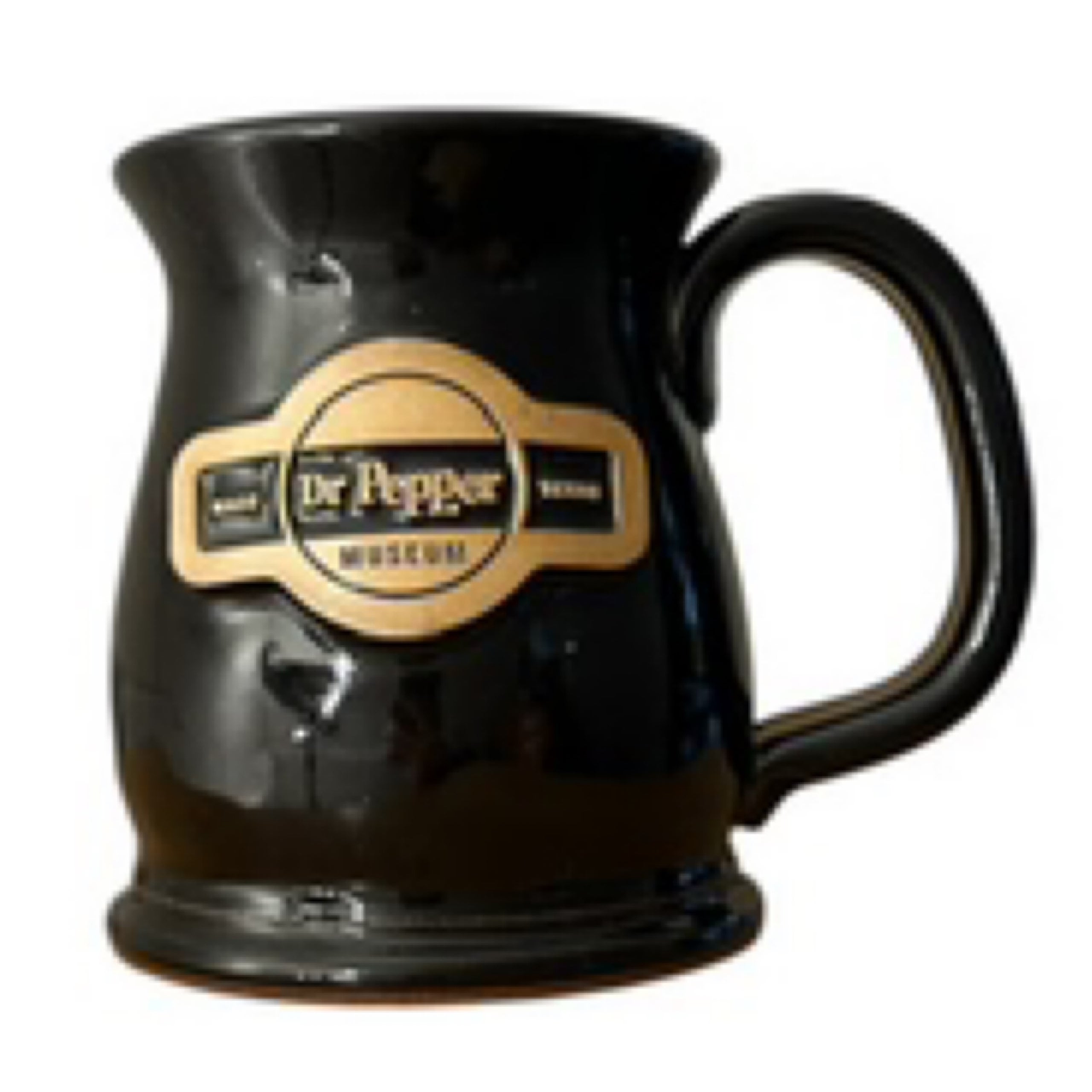 Black Dr Pepper Museum Stoneware Mug Dr Pepper Museum T Shop