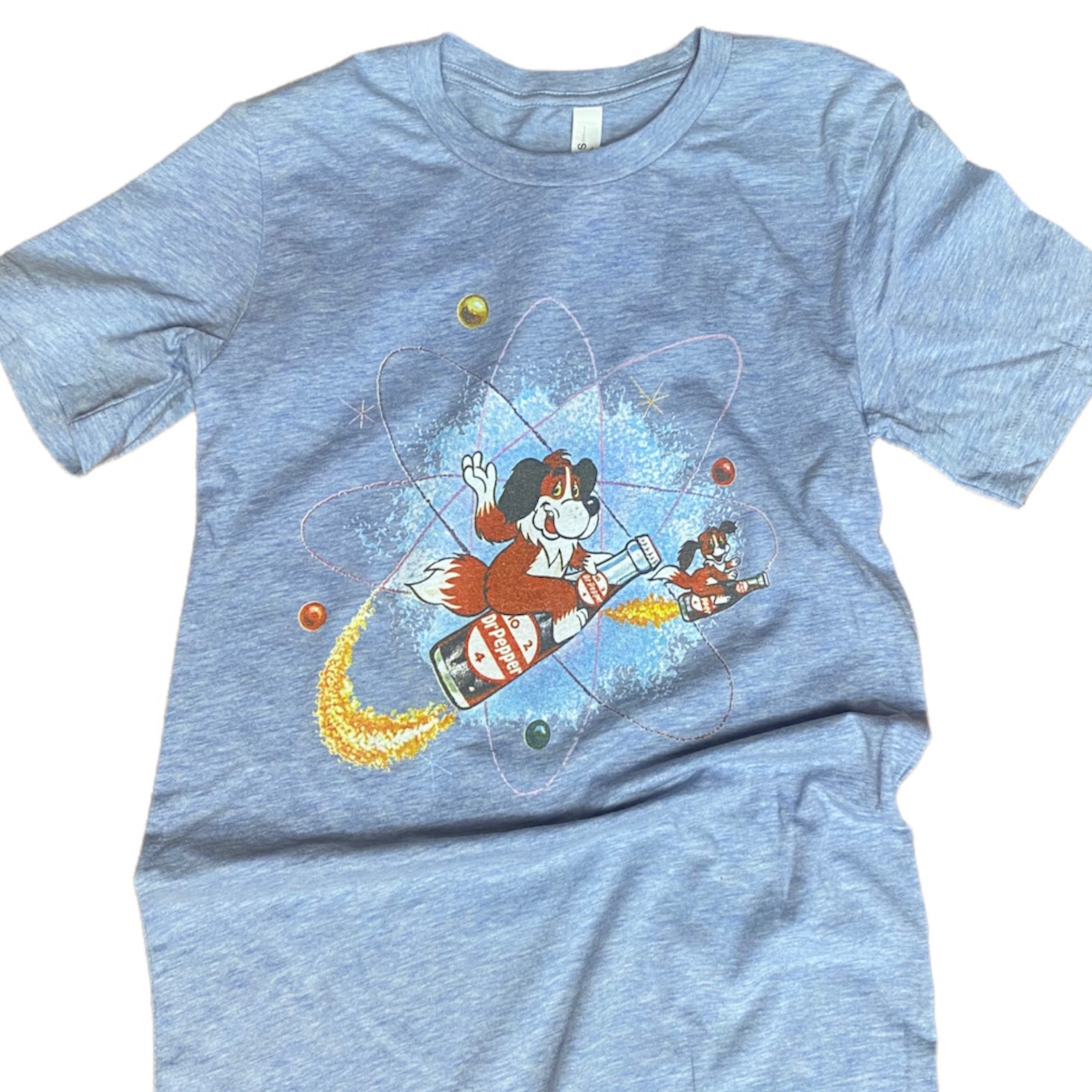 Blue Frosty Dog Dr Pepper Shirt | Dr Pepper Museum Gift Shop